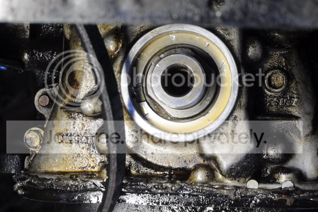 Front main seal - timing cover scratched | Nissan Forum