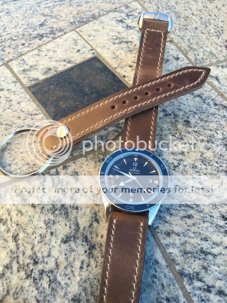 TimeZone : Sales Corner » Omega Speedmaster Custom 21-18mm Horween ...