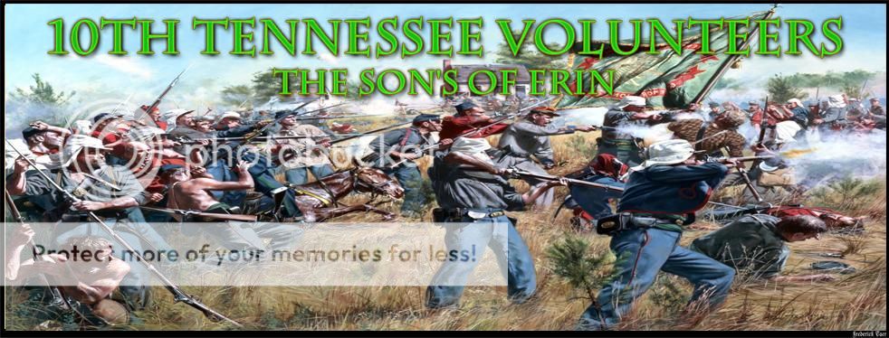 American Civil War Southern 10th Tennessee Sons Of Erin Flag 5 X 3 Foot ...